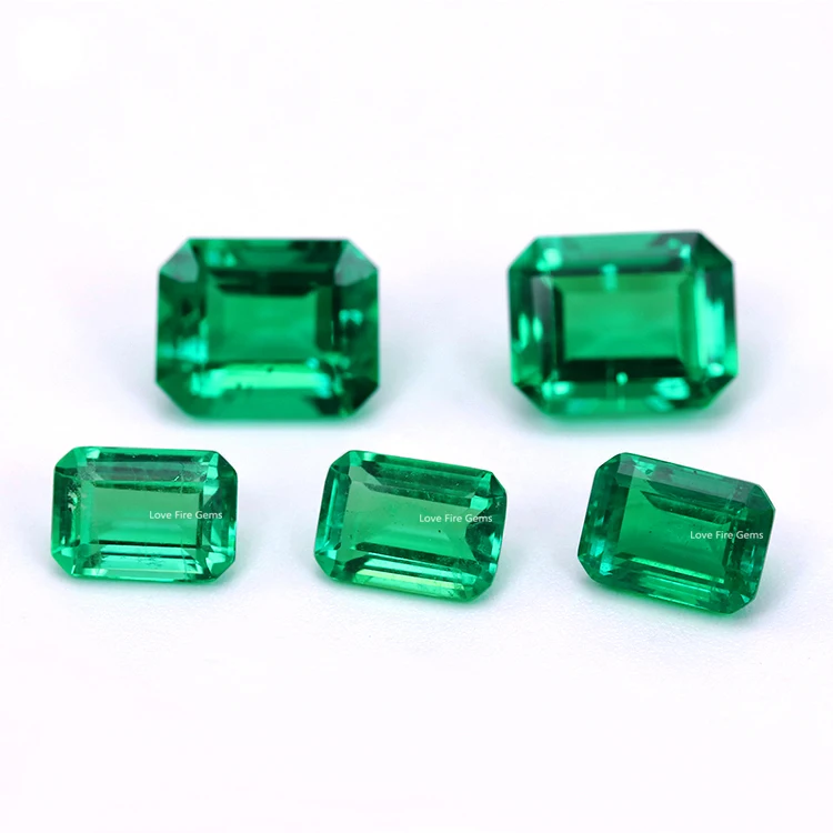 Wholesale Lab Created Emeralds - Vivid Green Gemstones