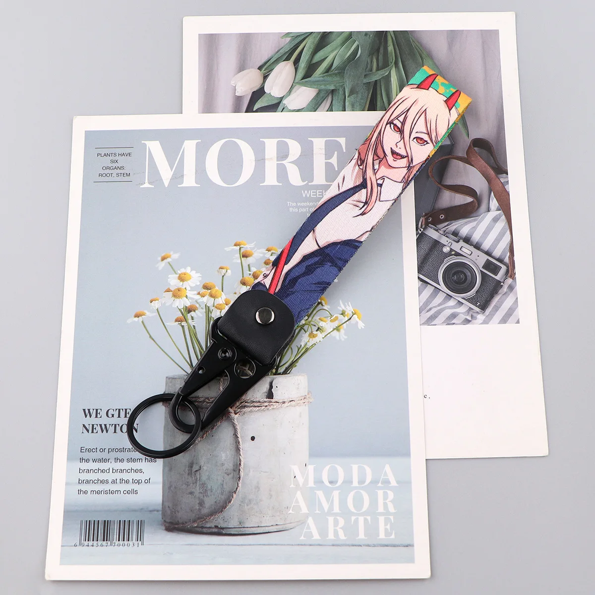 Anime Chainsaw Man Bleach Buckle Eagle Hook Webbing Keychain Lanyard ...