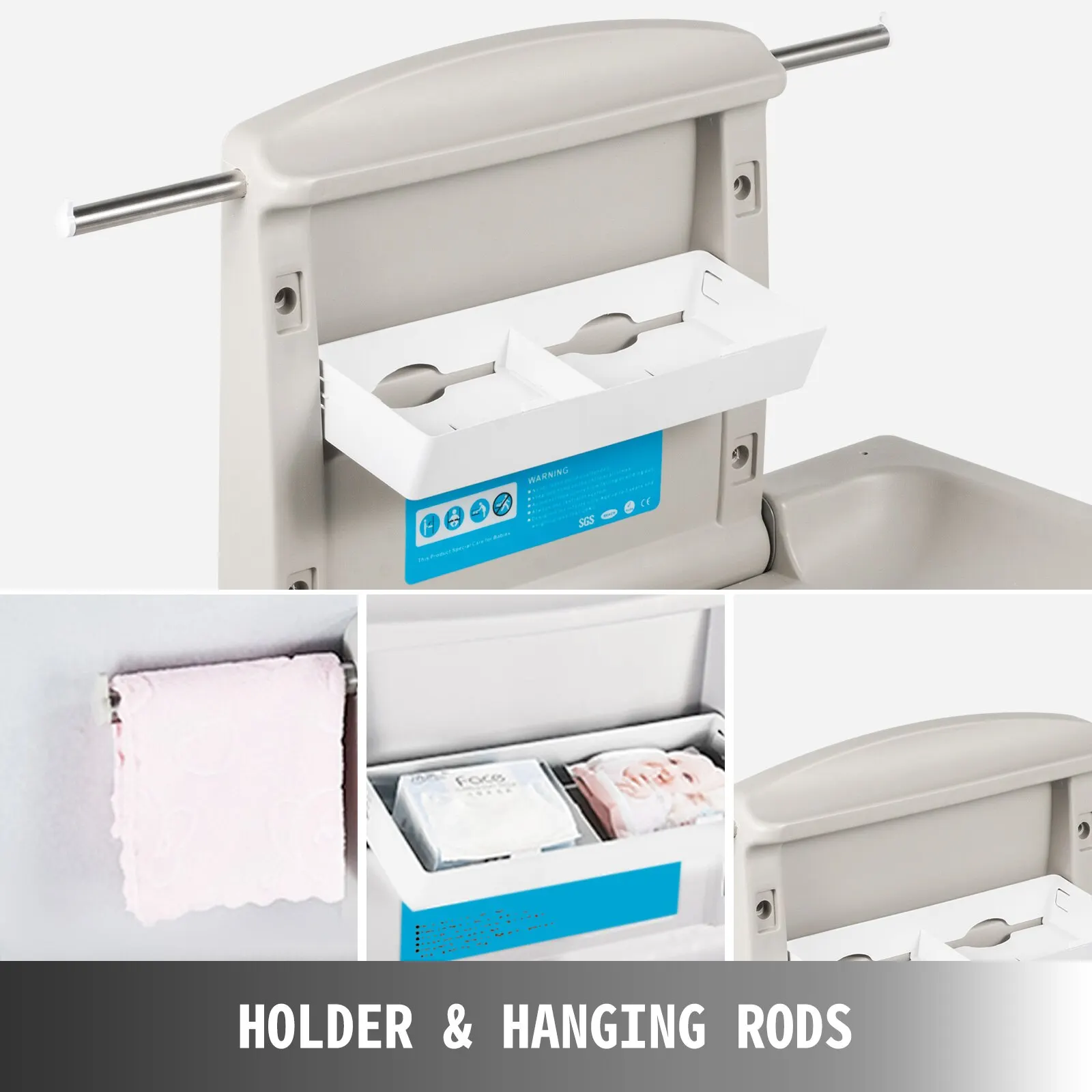 Baby Changing Station - Portable and Commercial Wall Mounted