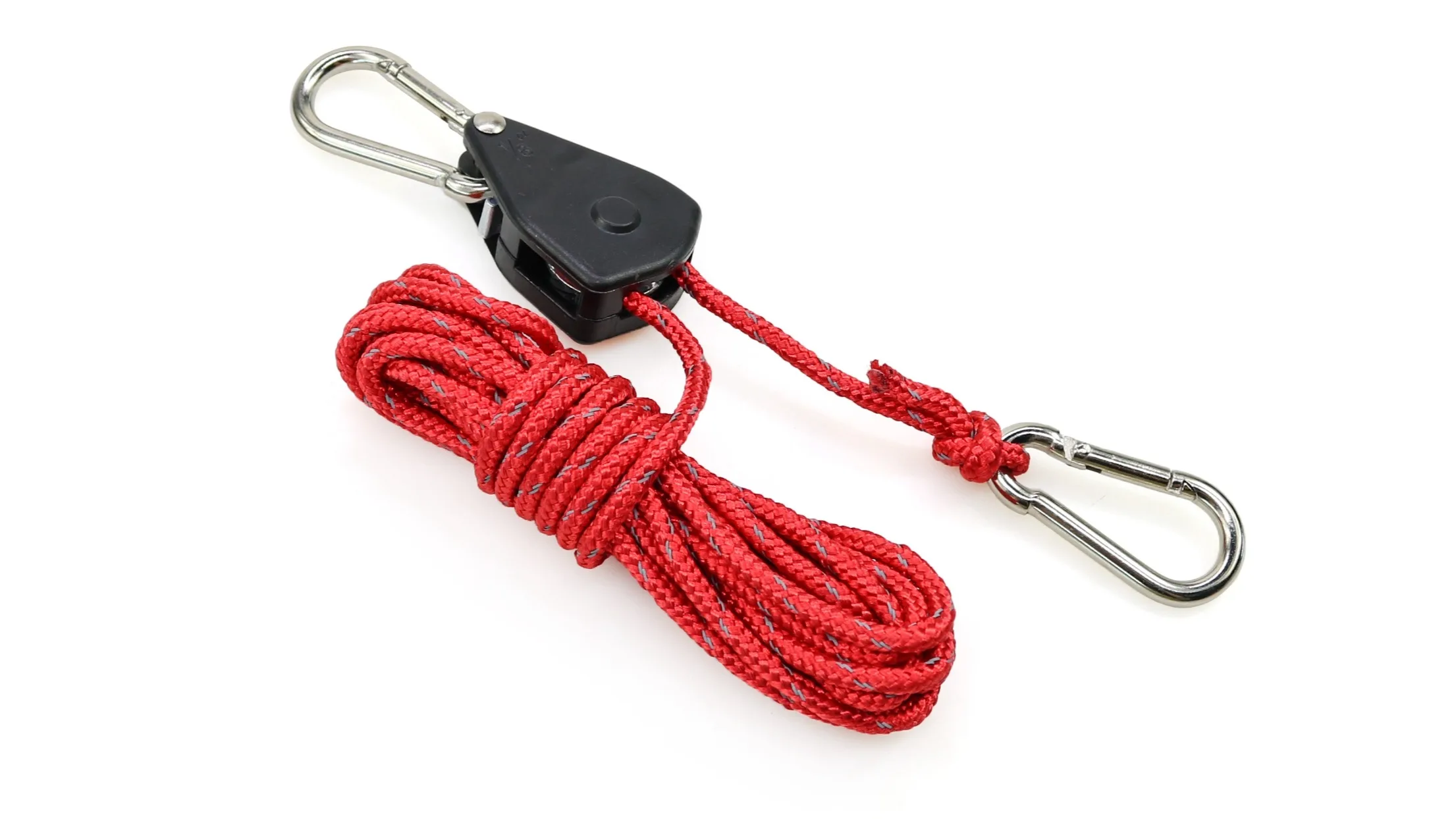 Oem 1/8" 75lbs Reflective Threads Hikeman Camping Adjustable Tent Tie Downs Rope Hanger With ...