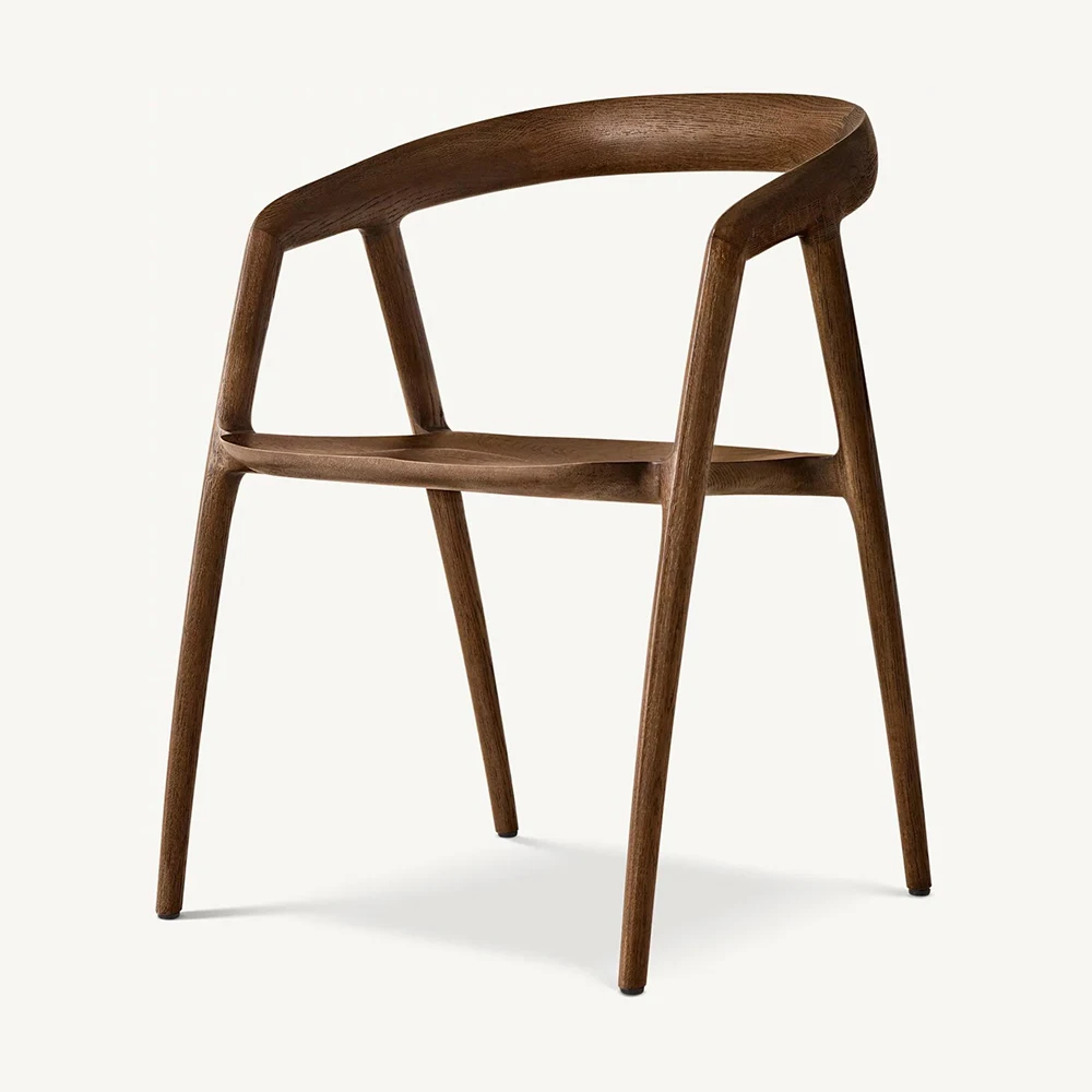 Defaico Hot Sale Mid Century Modern Wooden Dining Armchair Scandinavian ...