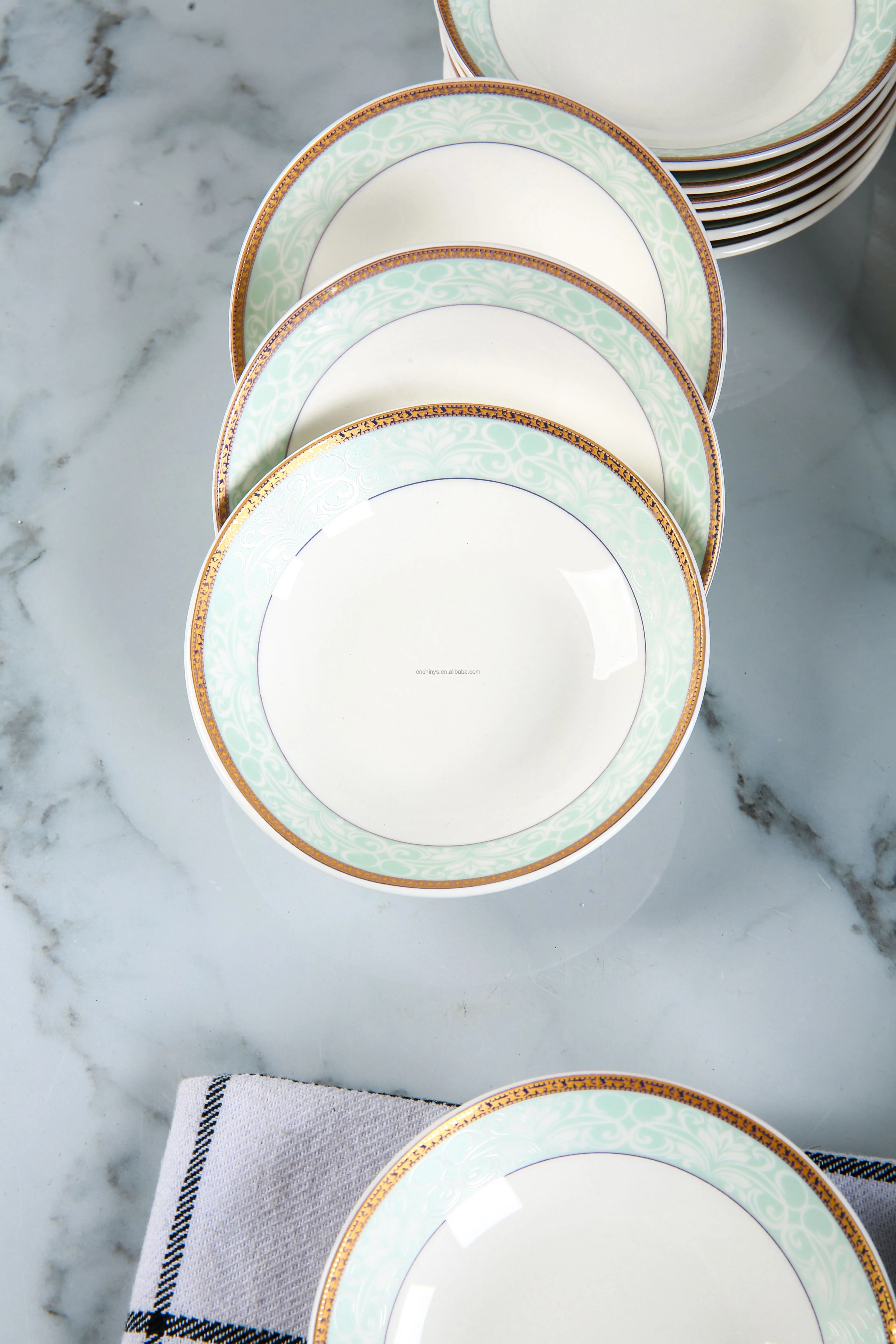 Traditional Chinese Style Porcelain Dinnerware Set Jingdezhen Ceramic ...