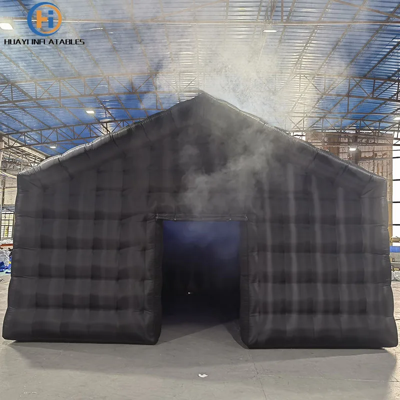 20ft Portable Party Tent with LED Lights & Inflatable Cube