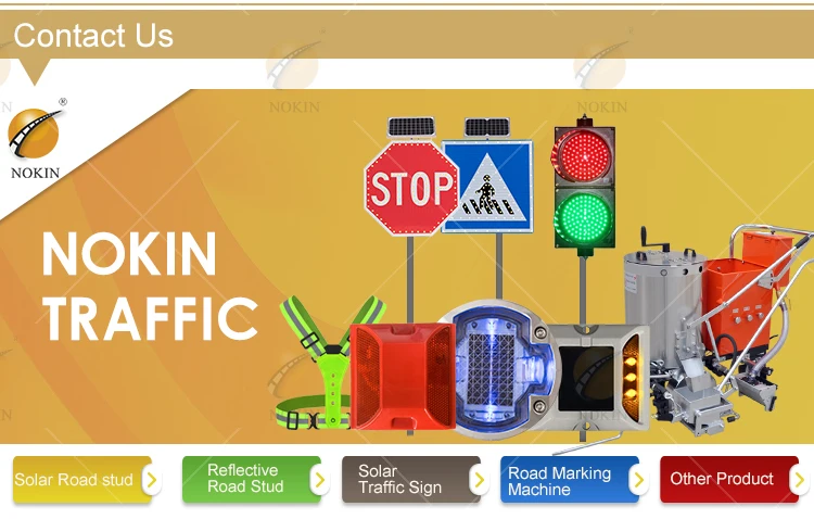 NOKIN Flashing LED Solar Driveway Marker Lights - Durable & Bright