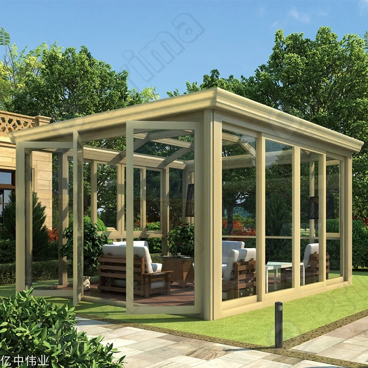 New Model Aluminum Sun Room - Modern 4 Season Glass House