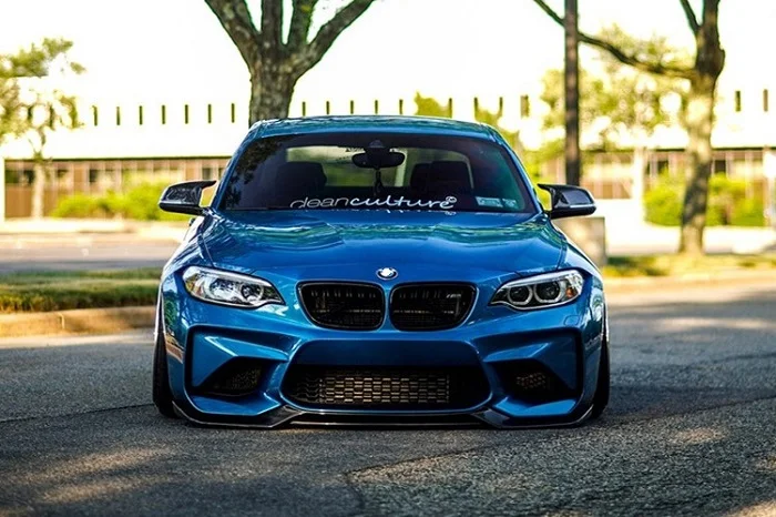 F87 Carbon Fiber Front Lip For Bmw F87 M2 V Style Front Bumper Splitter ...