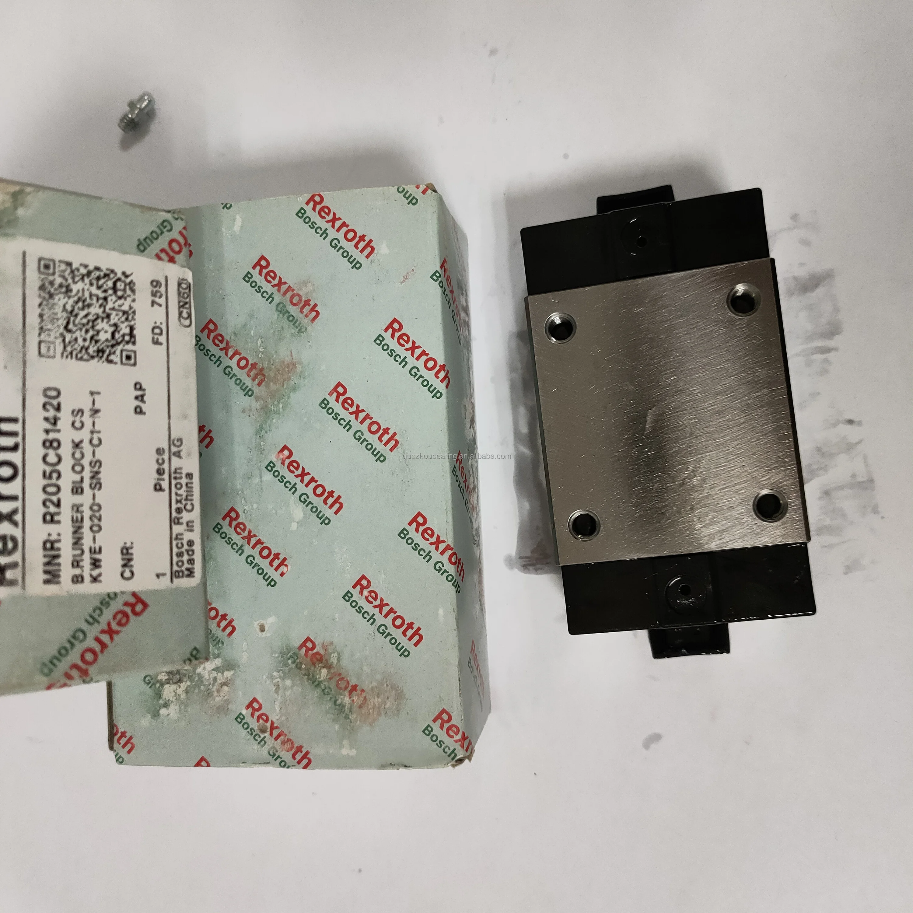 Rexroth Linear Guide Slide Block R205c82220 R 205c82220 Runner Carriage ...