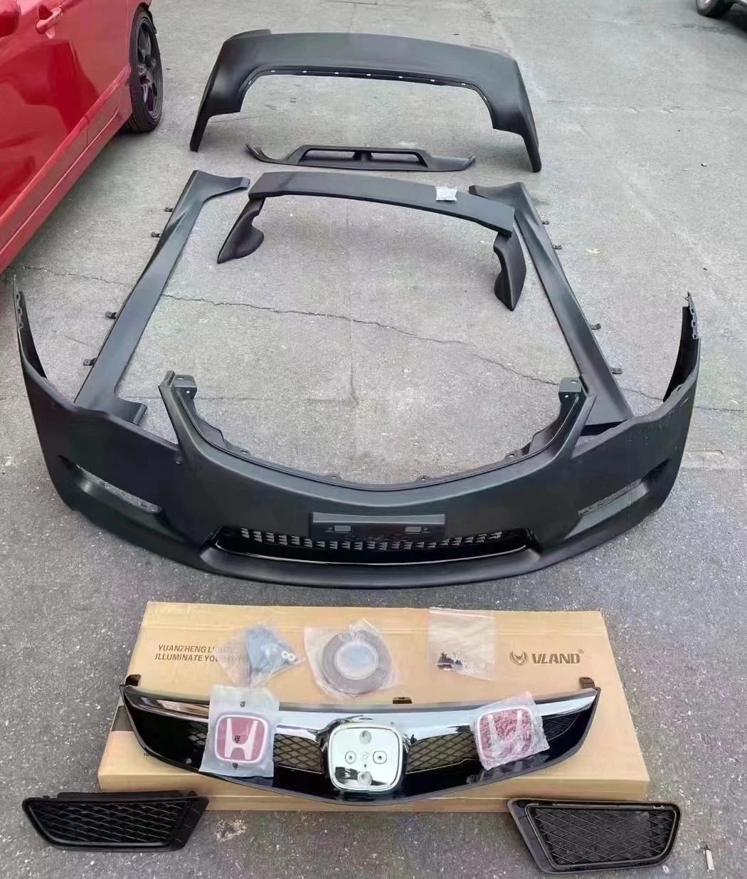 Suitable For The Eighth Generation Civic Fd2 Front Bumper Body Kit Rear ...