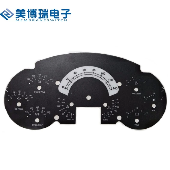 Custom Dashboard Speedometer Silk Screen Printing 2d Dial Panel Face ...