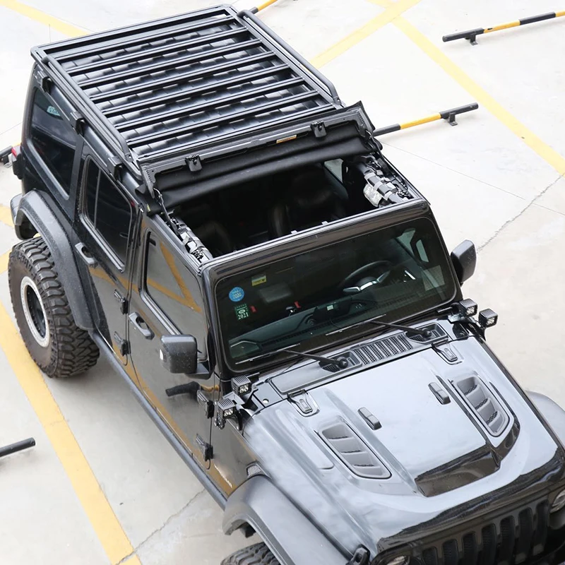 Aluminum Jeep Roof Rack Cargo Carrier for Wrangler JL - Easy ...