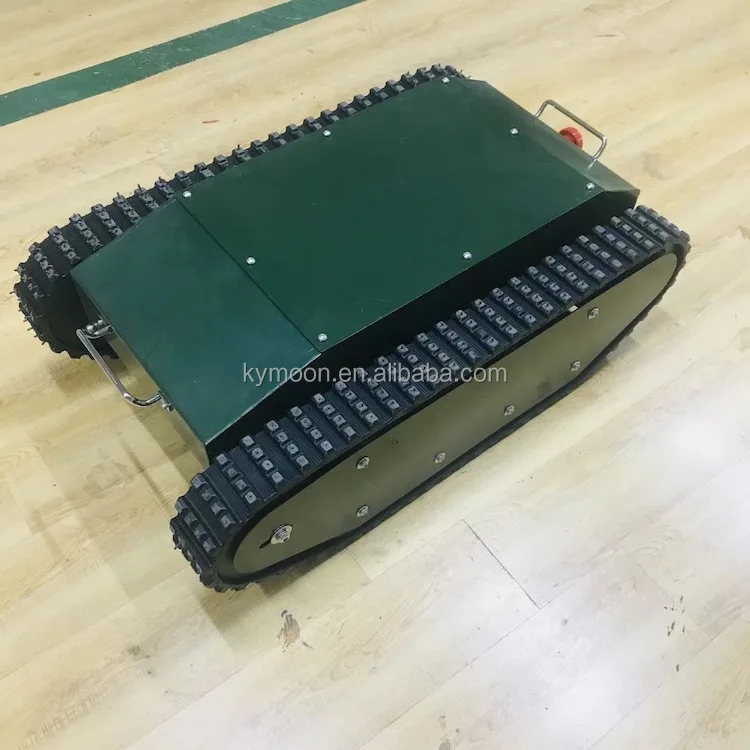 Robot Rubber Track with Pulley Wheel Sprockets for Undercarriage