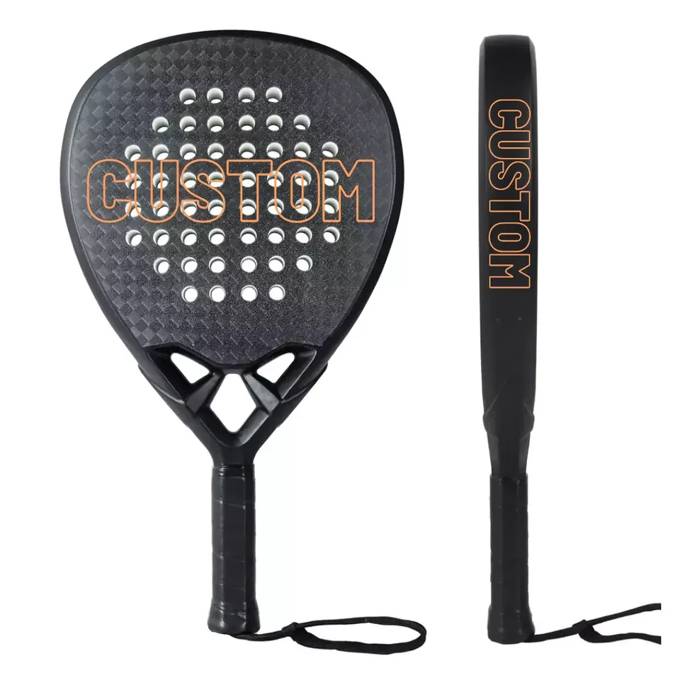 Carbon Fiber Surface Padel Racket With Eva Memory Flex Foam Core Padel ...