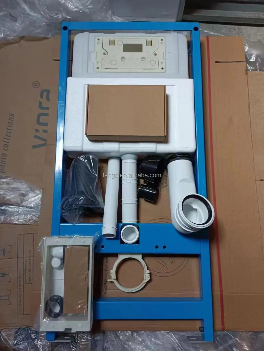 Wall Mounted Concealed Cistern Dual Flush for Wall-Hung Toilet (Wall ...