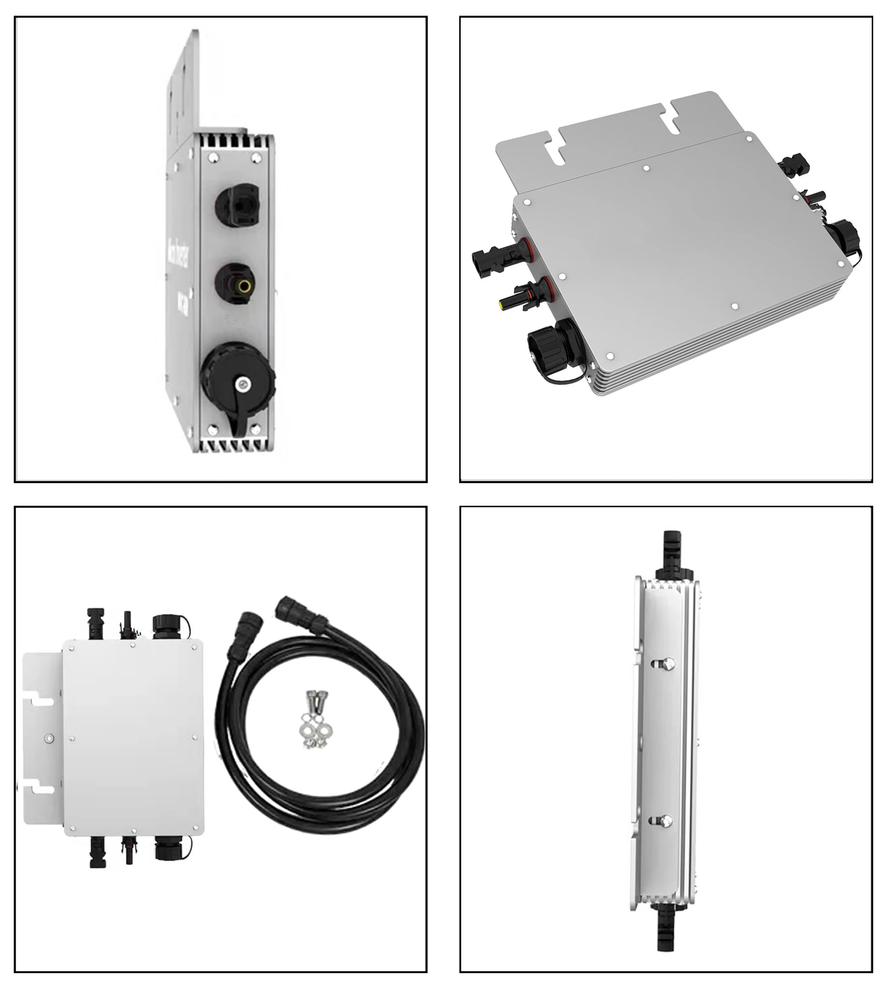 Solar Micro Inverter 350w 400w 600w 800w On Grid Pv Power System Ip65 ...