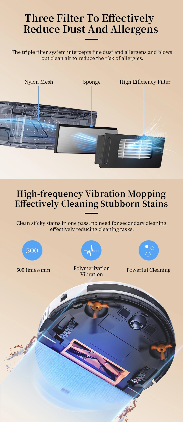 Aspiradora Vacuum Cleaning Robot 3000pa Lds Smart Sweeper Sweeping ...