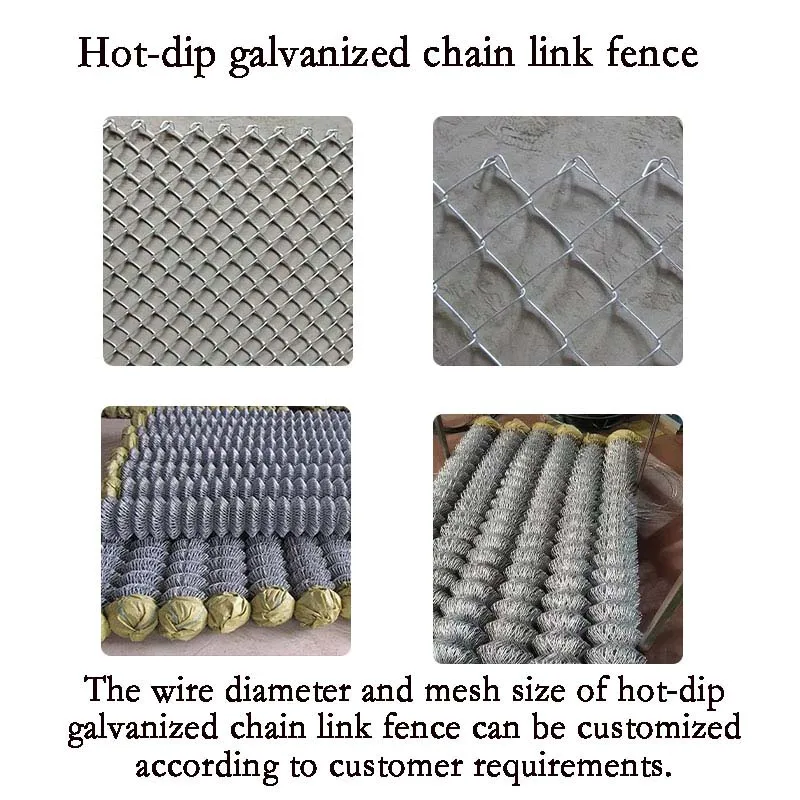 Boundary Wall Galvanized Pvc Coated Wire Mesh Chain Link Fence For Sale ...