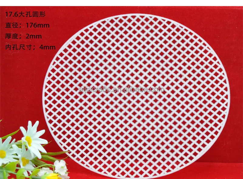 Plastic Canvas Mesh Sheets Round Clear Canvas Sheets Needlepoint Blank ...