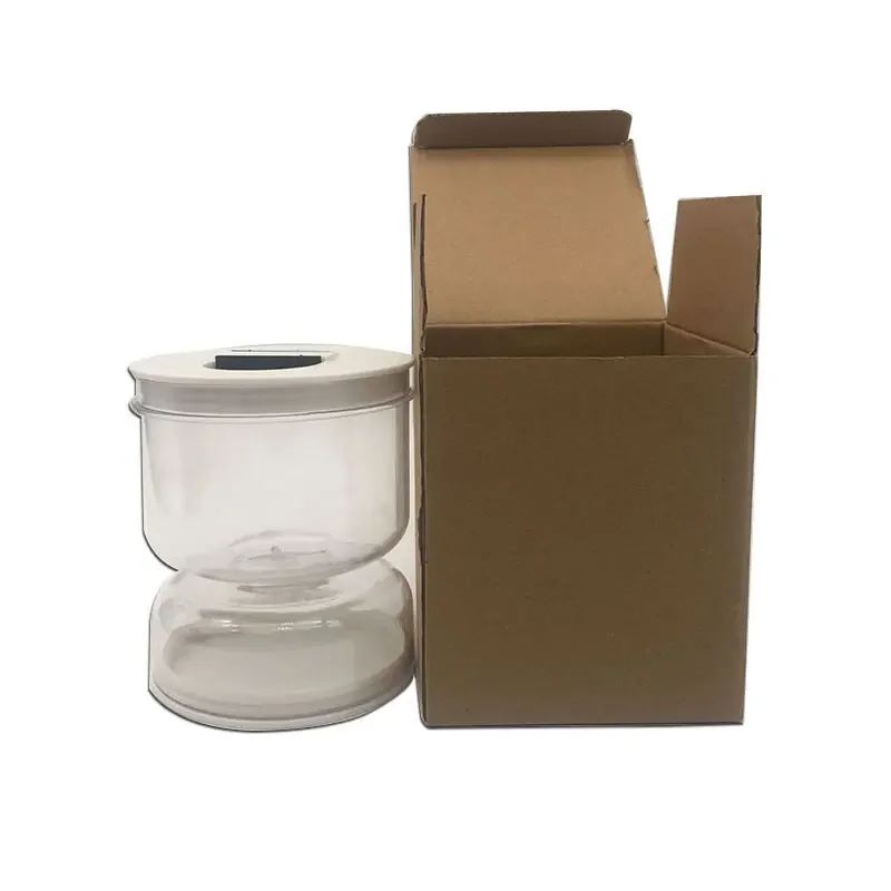 Luxury Acrylic Wet Dry Separation Pickle Jar Plastic Hourglass Design ...