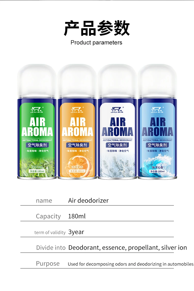 Spray Ac Deodorizer Auto Deodorant Car Freshener for Air Vehicles Good ...