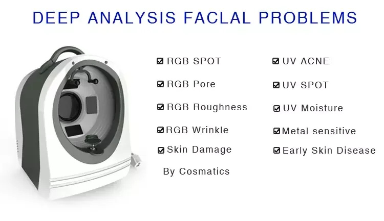 Portable Skin Magic Mirror Dermatology Device Diagnostic Tools Skin ...