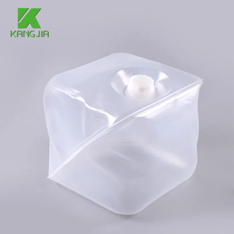 LDPE Plastic 10L Cubitainer - Foldable Liquid Container
