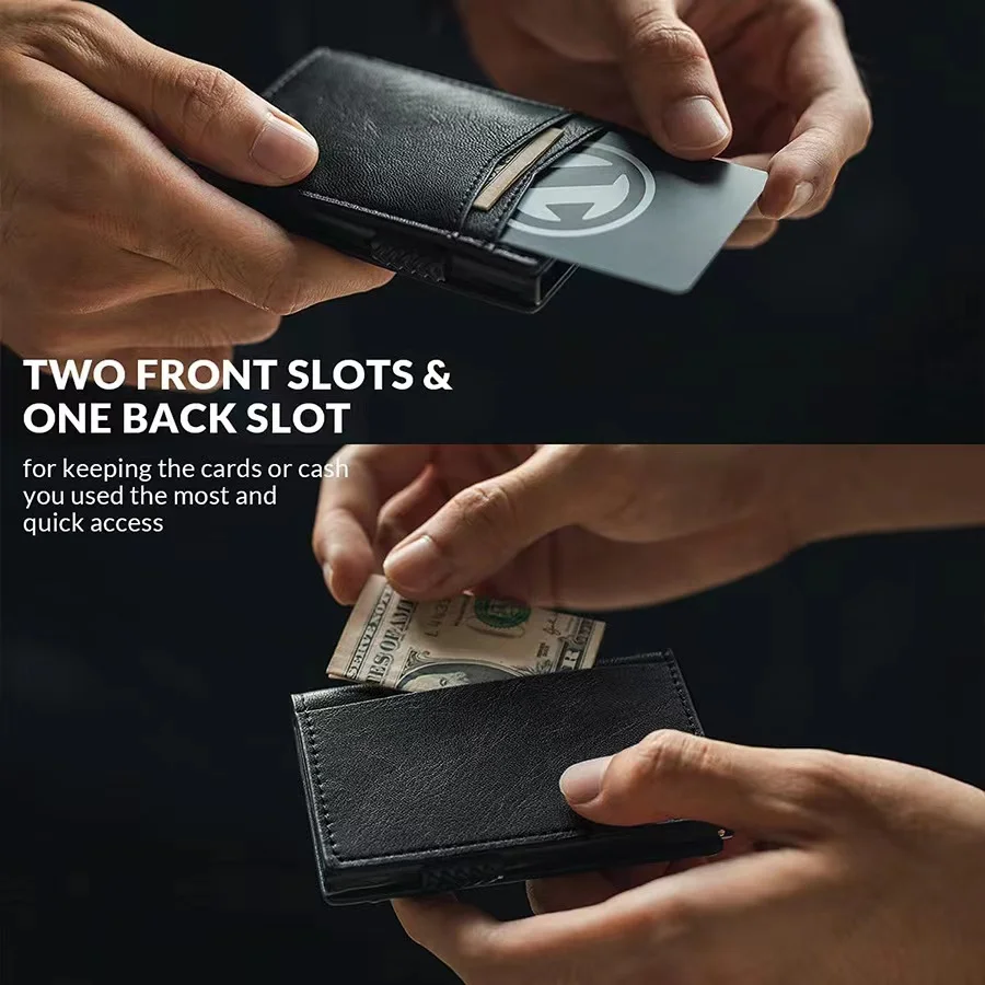 2023 Anti-Thief Credit Card Holder - Micro Carbon Fiber Wallet