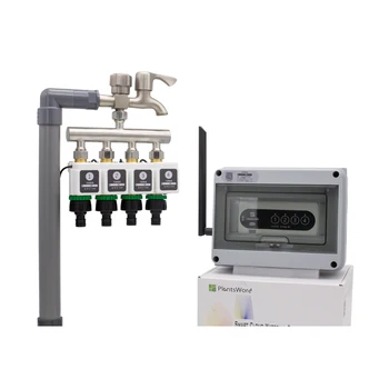 4 Valve Wifi Mobile Phone Remote Control Automatic Watering Intelligent ...