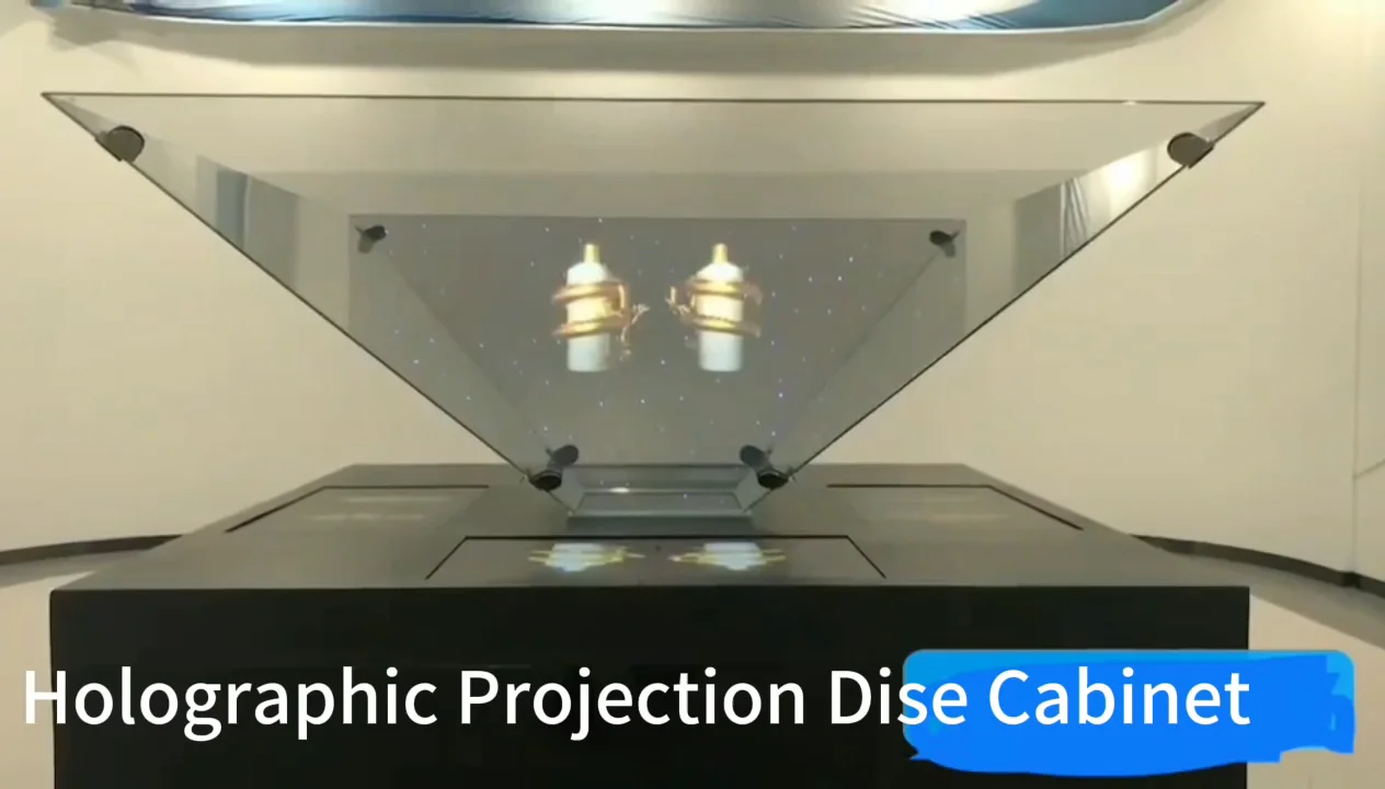 270 Degree Hologram Display Cabinet Wifi Windows System Touch Transparent Screen Hologram ...