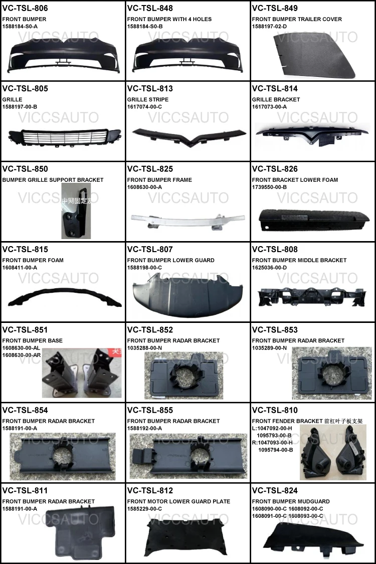 OEM 1588191-00-A AUTO CAR FRONT BUMPER RADAR BRACKET for TESLA MODEL X ...