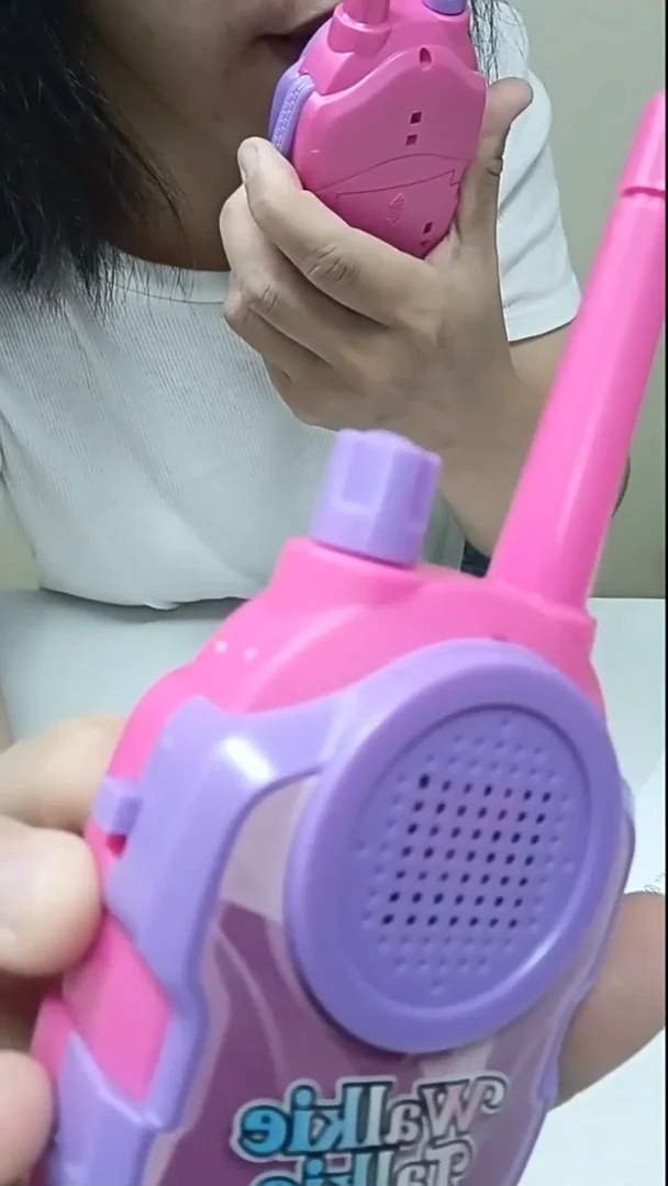 Outdoor Children's Interphone Girls Plastic Walkie-talkie Toy ...