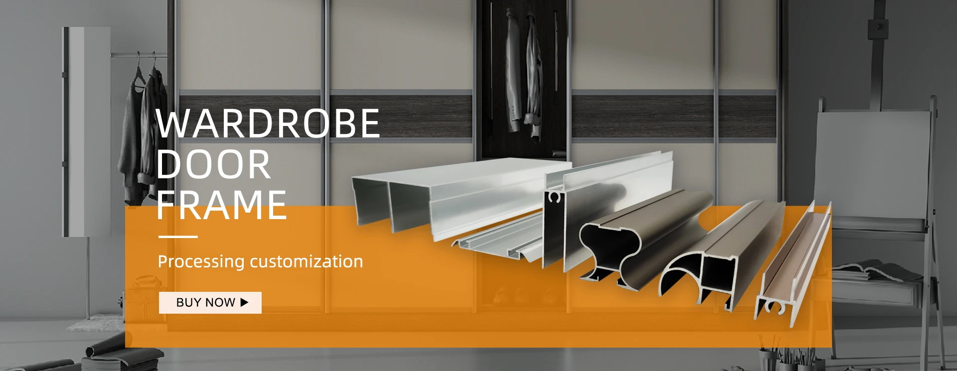 Aluminium Profile Wardrobe - Durable and Customizable