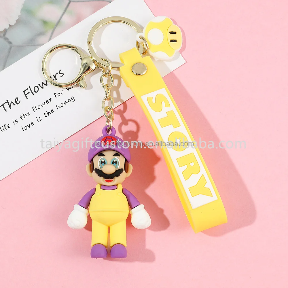 2023 Wholesale 3d Creative Ty-super Mario Gift Key Chain Gift For ...