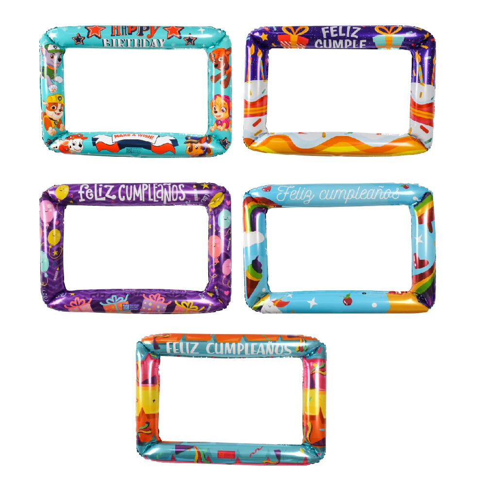 Creative New Design Spanish Pinata Picture Frames Happy Birthday Foil ...