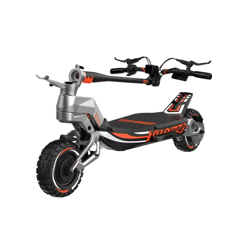 Titaone-X Electric Scooter: Carbon Fiber, 4000W Power, 11-Inch Off-Road ...