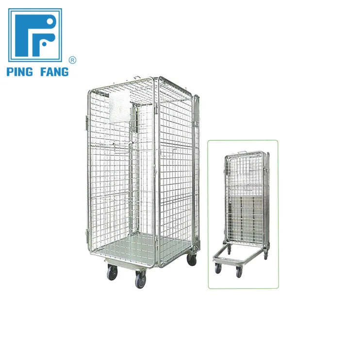 High Quality Roll Cage Containers,Steel Cargo Storage Roll Container ...