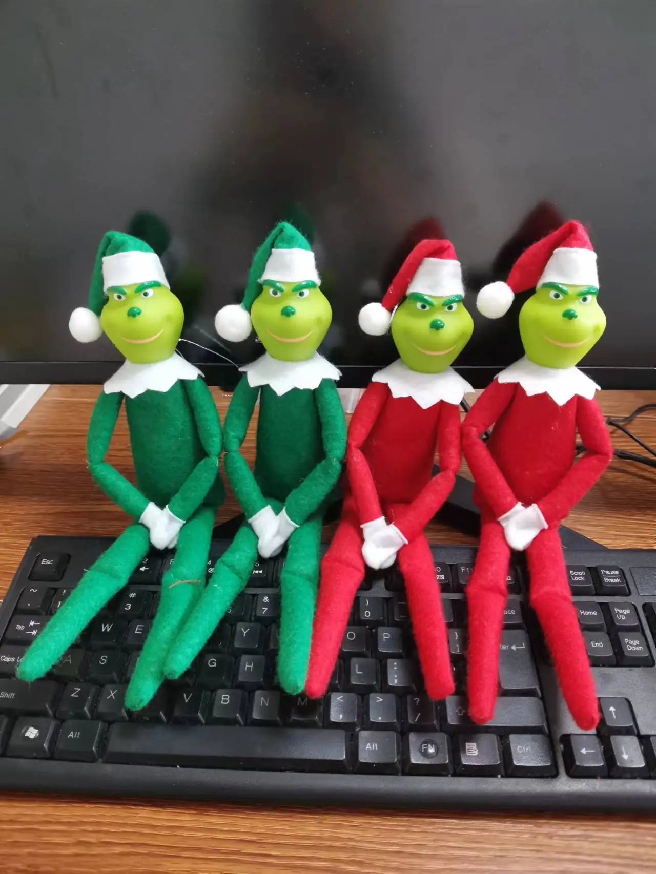 Green Monster Elf Dolls Christmas Decorations Gifts Christmas Green Elf ...