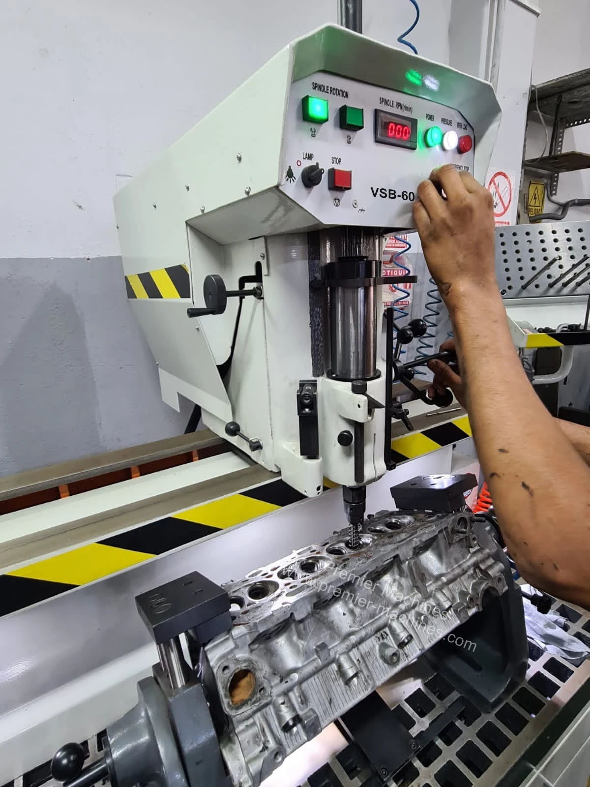 VSB-60 Valve Seat Cutting Boring Machine - Premier Machines