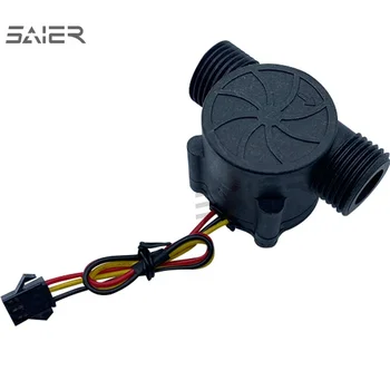 5-24vdc Hall Effect Sensor 1/2" Nylon Plastic 0.5-20 L/min Micro Liquid ...