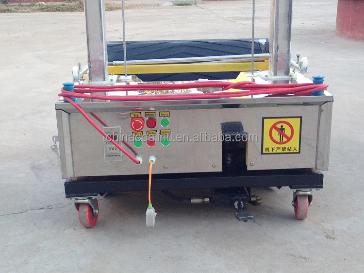 Automatic Wall Cement Plastering Machine Render Electric Wall Cement ...