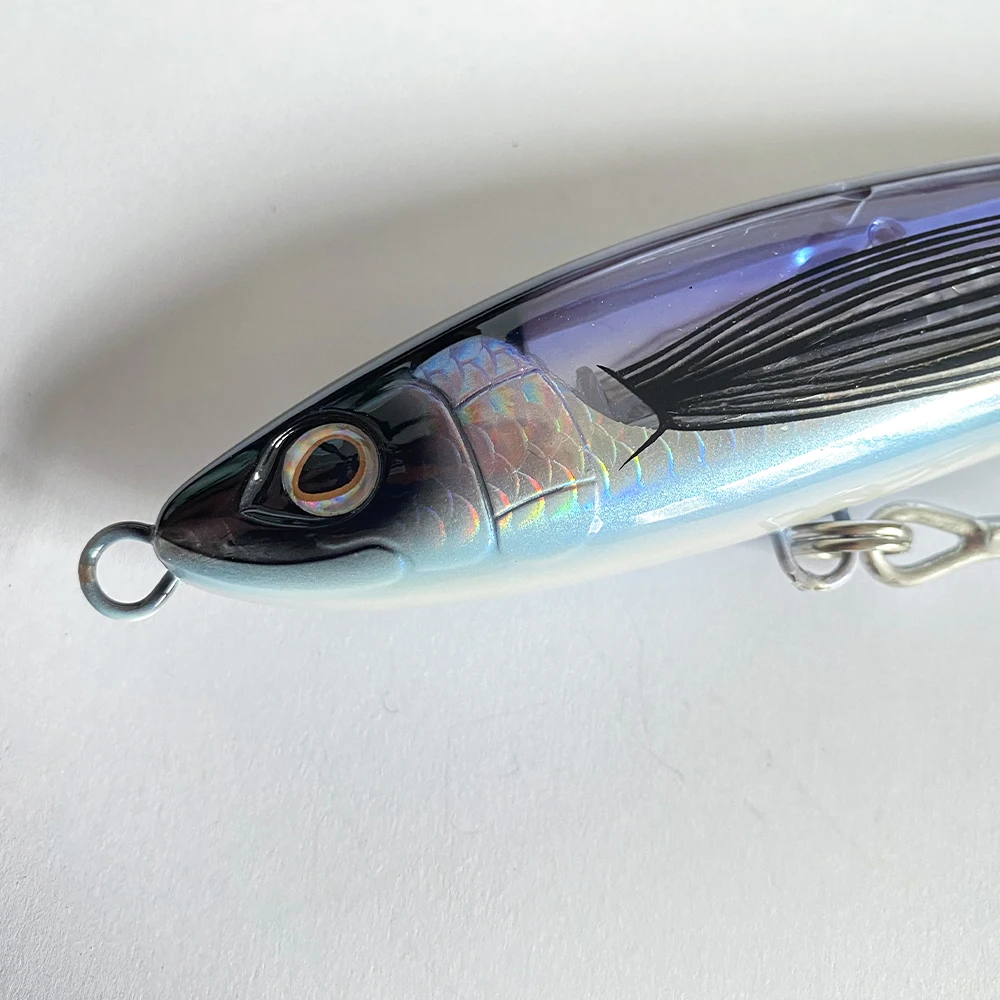 Saltwater Tuna Fishing Lure Hard Plastic Sinking Stickbait Pencil Lure ...