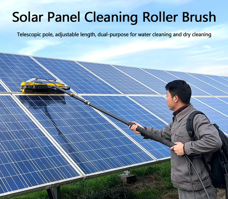 High Efficiency Solar Panel Cleaning Brushes - 3.5m, 5.5m, 7.5m