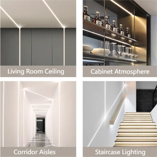 WellShow T5 Aluminum LED Profile Light Wall Ceiling LED Extrusion ...