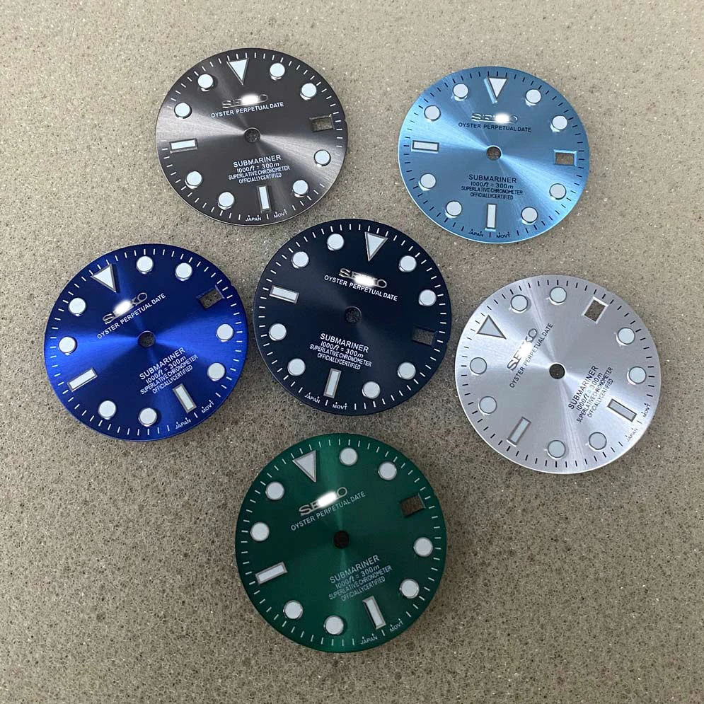 New Style 28.5mm Sub-mariner Watch Dial With Logo Watch Face For Nh35 ...