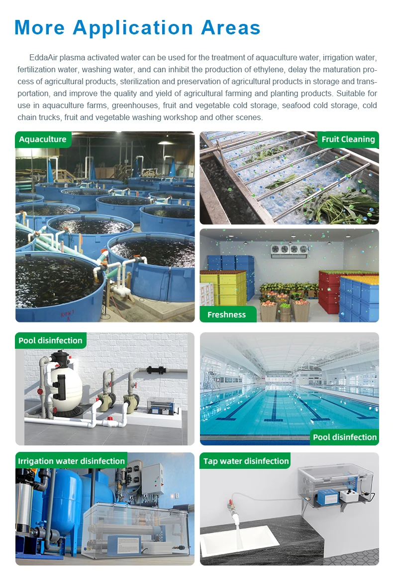 Cold Plasma Water Treatment Machine for Hydroponic Farming