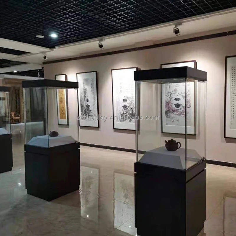 High End Museum Showcase Vitrine Showcase Glass Showcase - Buy Museum ...