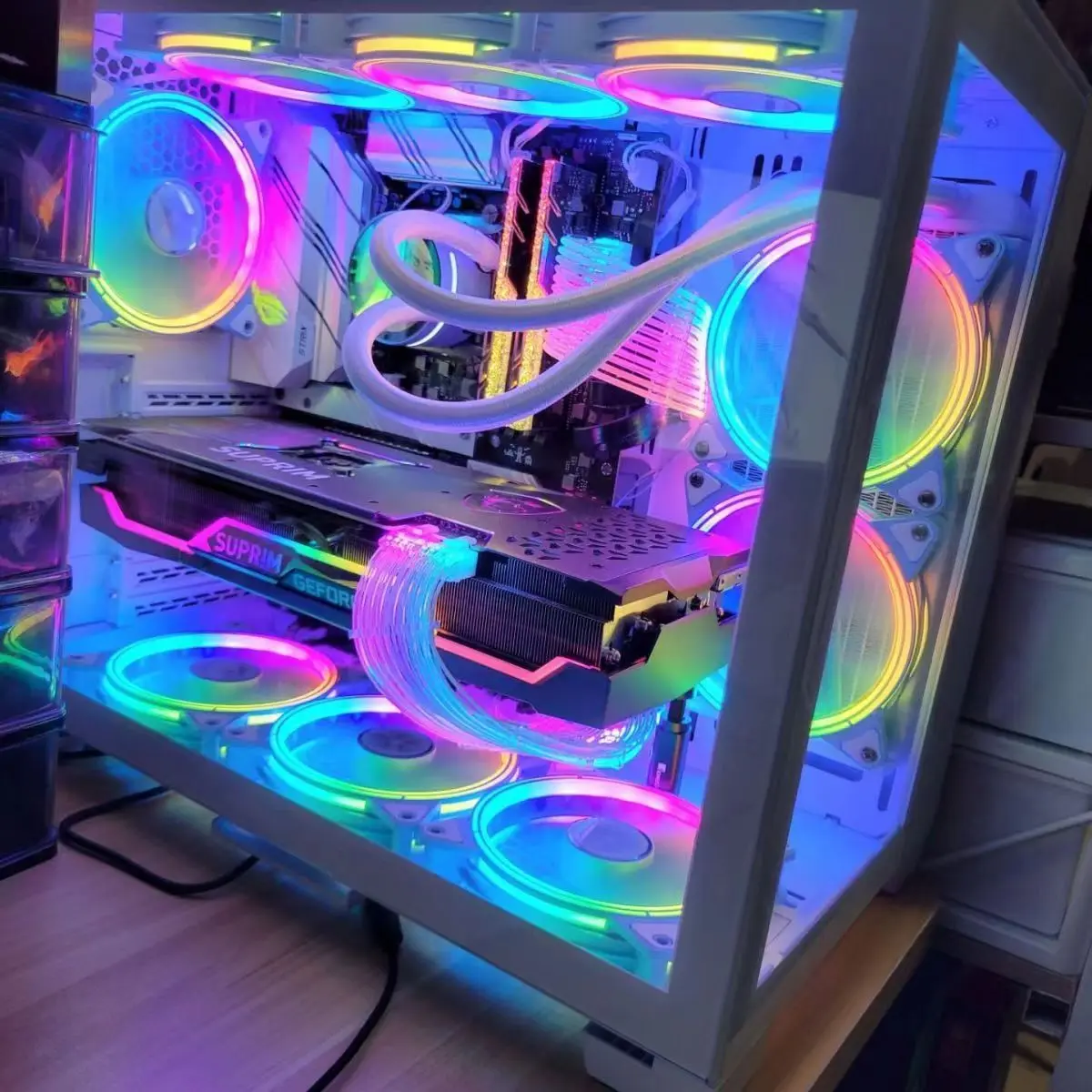 Motherboard RGB 24 Pin ARGB Light Wire - Black Neon Color
