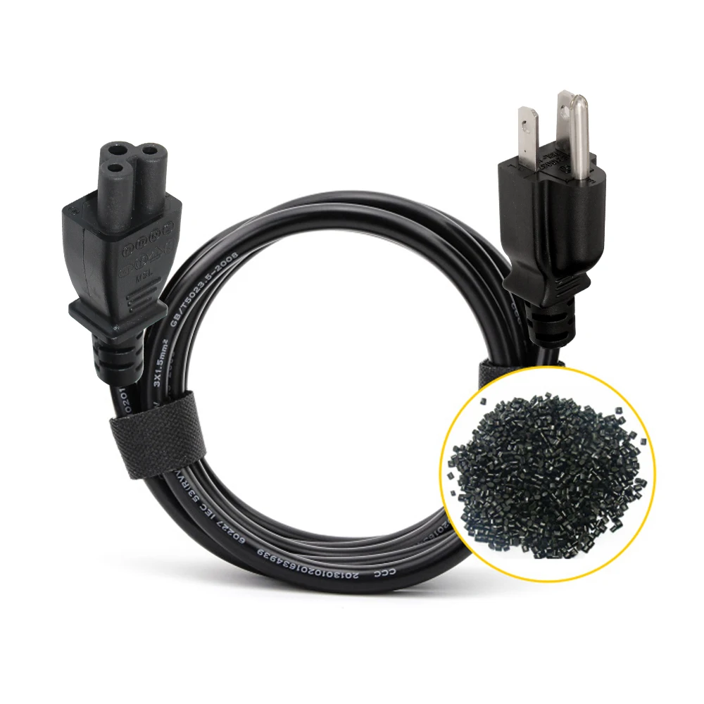 USA Iec C5 110V Electric Extension Cable Power Cord With Plug Nema 5 ...