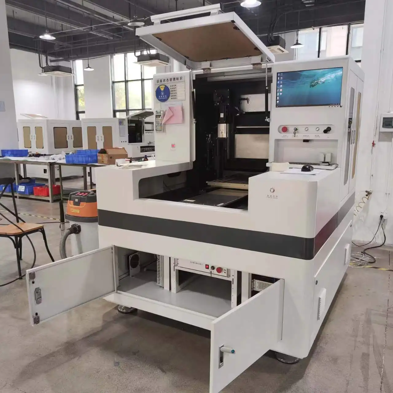 Pcb Fpcb Tft Pi Fr4 Module Ceramic Glass 20w 25w 30w 50w Uv Precision Cutting Machine/green ...