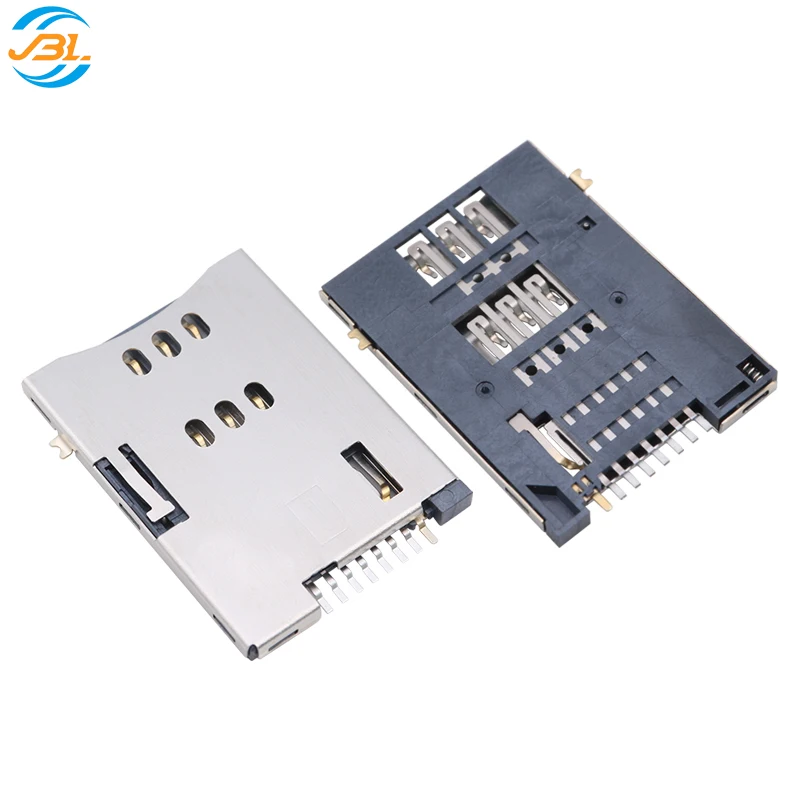 MICRO SIM Card Holder Medium Card Holder Connector Self-ejecting 8PIN ...