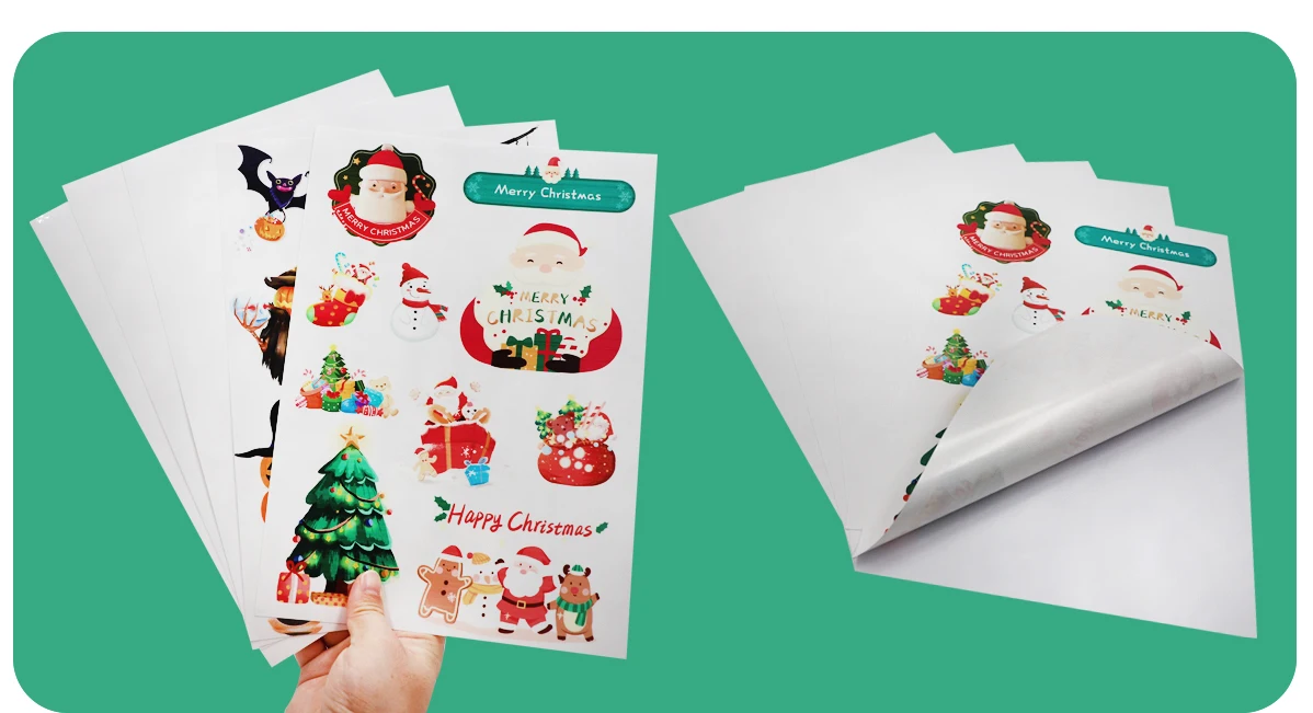 Premium Printable A4 Sticker Paper White Woodfree Sticker Writing Paper ...